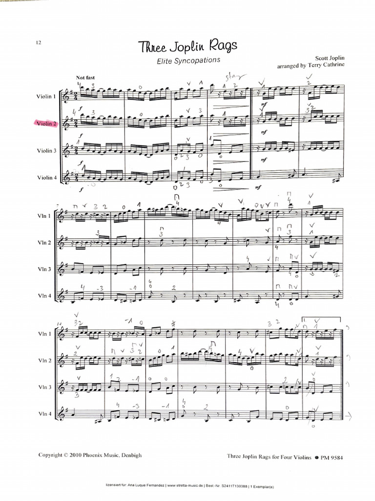 Joplin Score & Parts (1) - 241212 - 004631 | PDF | Ragtime | African ...