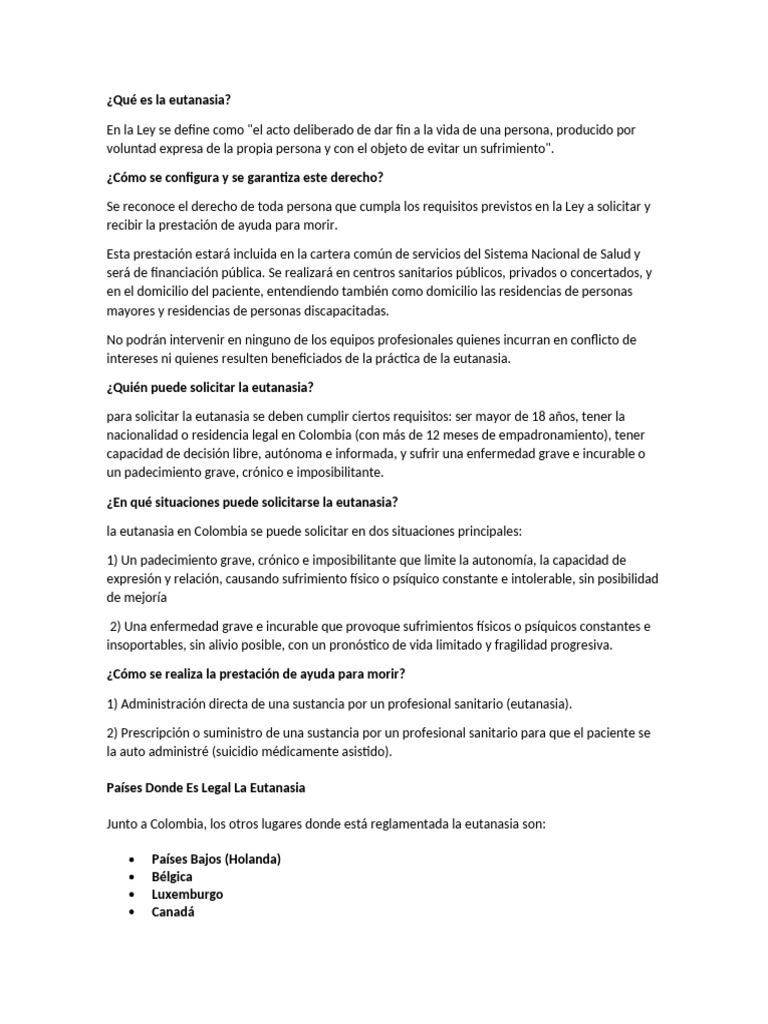 trabajo de eutanasia ortotanasia distanacia | PDF | Caso de ley | Cuidados paliativos
