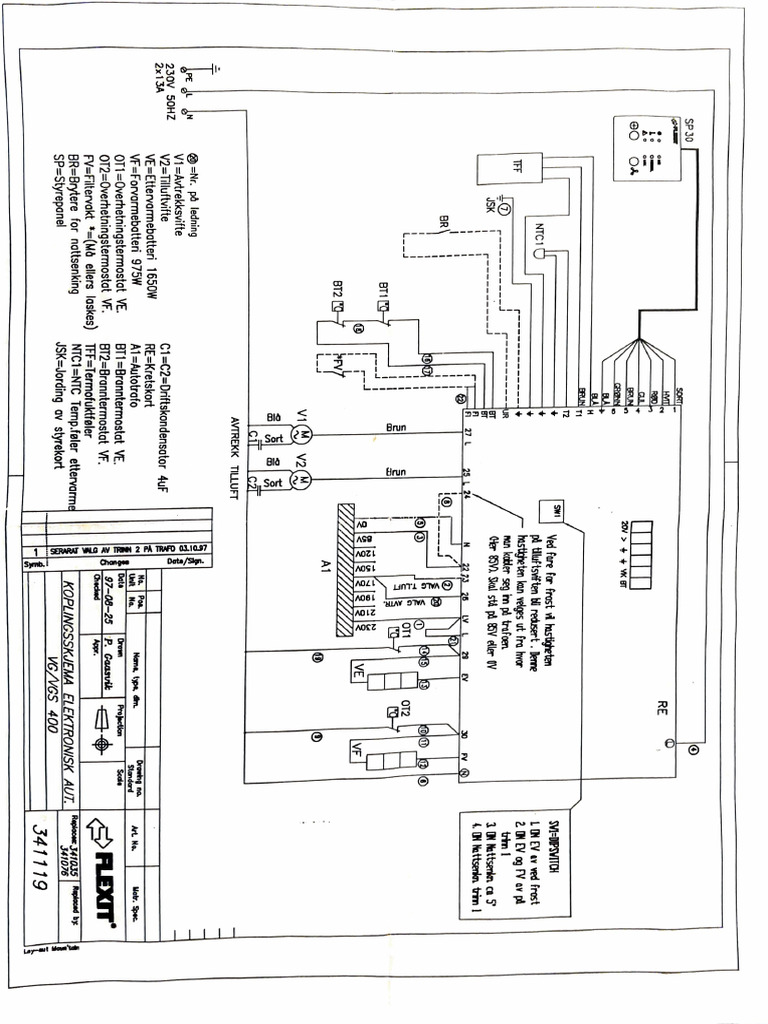 Flexit VG400 skjema | PDF