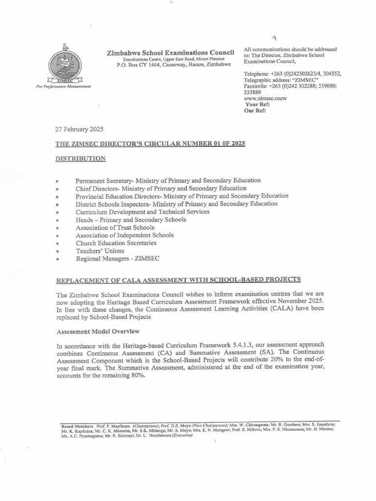 Cala-Hbc Projects Circular | PDF