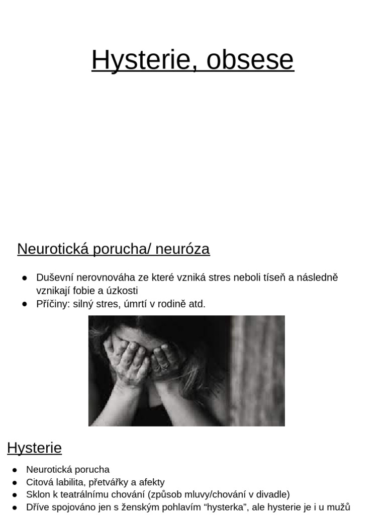 Hysterie, Obsese | PDF