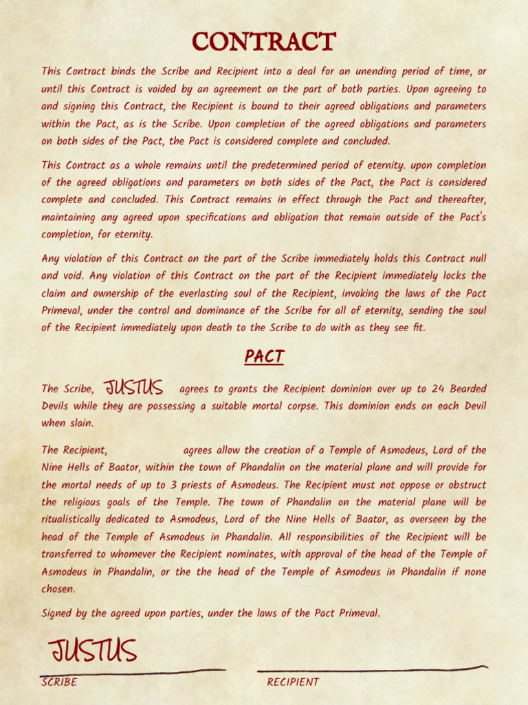 Infernal Contract - Phandalin - GM Binder | PDF