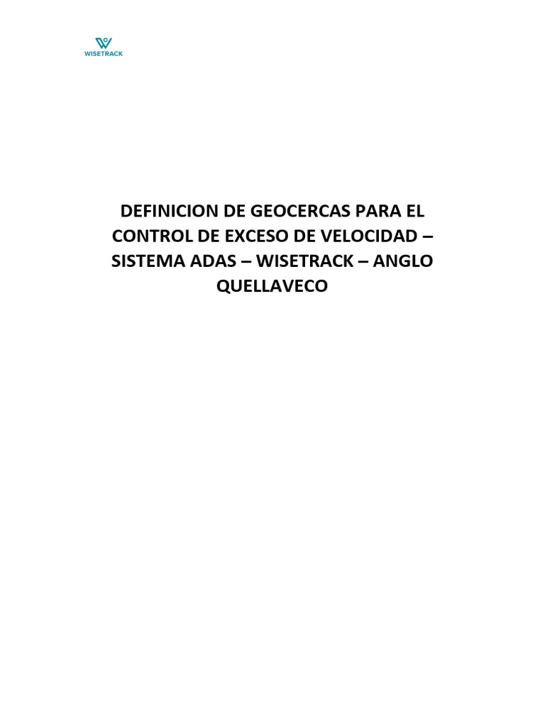 Definicion de Geocercas para El Control de Exceso de Velocidad | PDF | Calles y caminos ...