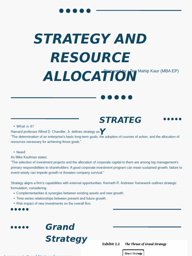 WBP (Tania Maam) Strategy and Resource Allocation | PDF | Strategic Management | Microsoft