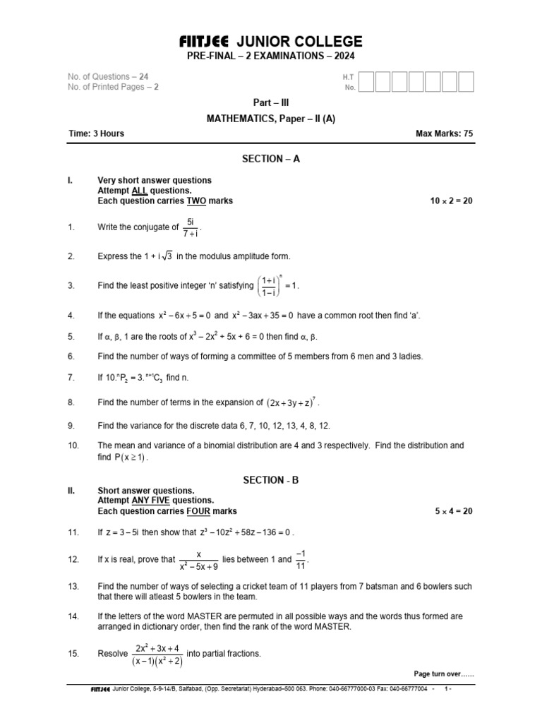SR Maths-2a | PDF | Mathematics | Mathematical Analysis