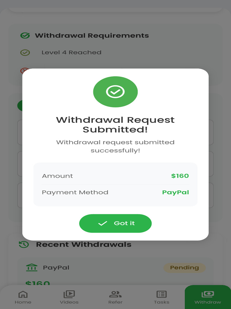 Withdraw - PayTube | PDF