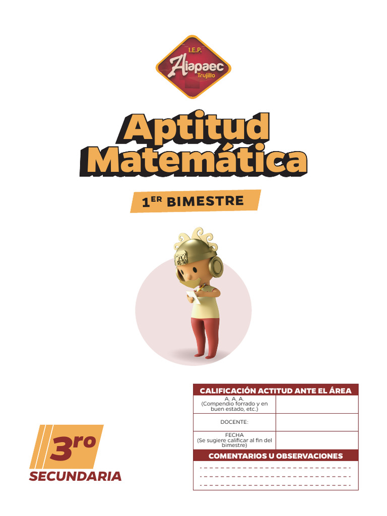 Aptitud Matemática 3ro | PDF | Matemáticas