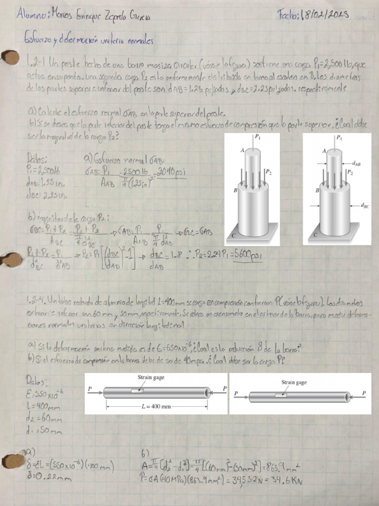 Tarea 3 de Mecanica Del Medio Continuo | PDF