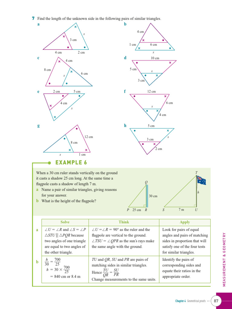 Similar Triangles and Geometric Proofs | PDF | Triangle | Angle