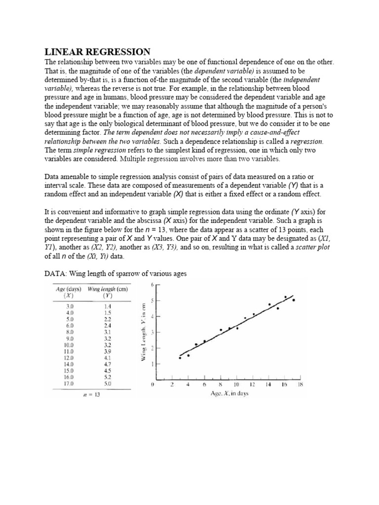 Lecture 6 Linear Regression | PDF | Regression Analysis | Linear Regression