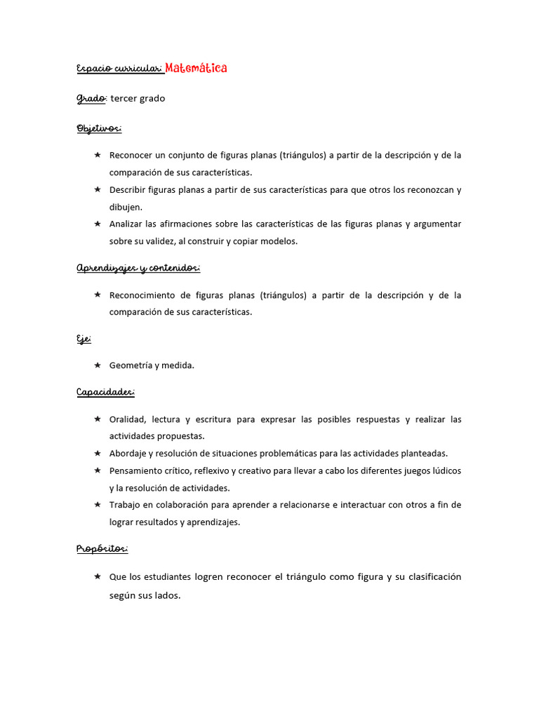 Espacio curricular MATE GRUPAL | PDF | Geometría | Triángulo