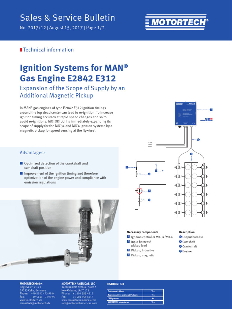 MAN® E2842 E312 Ignition System Upgrade | PDF | Electrical Connector ...