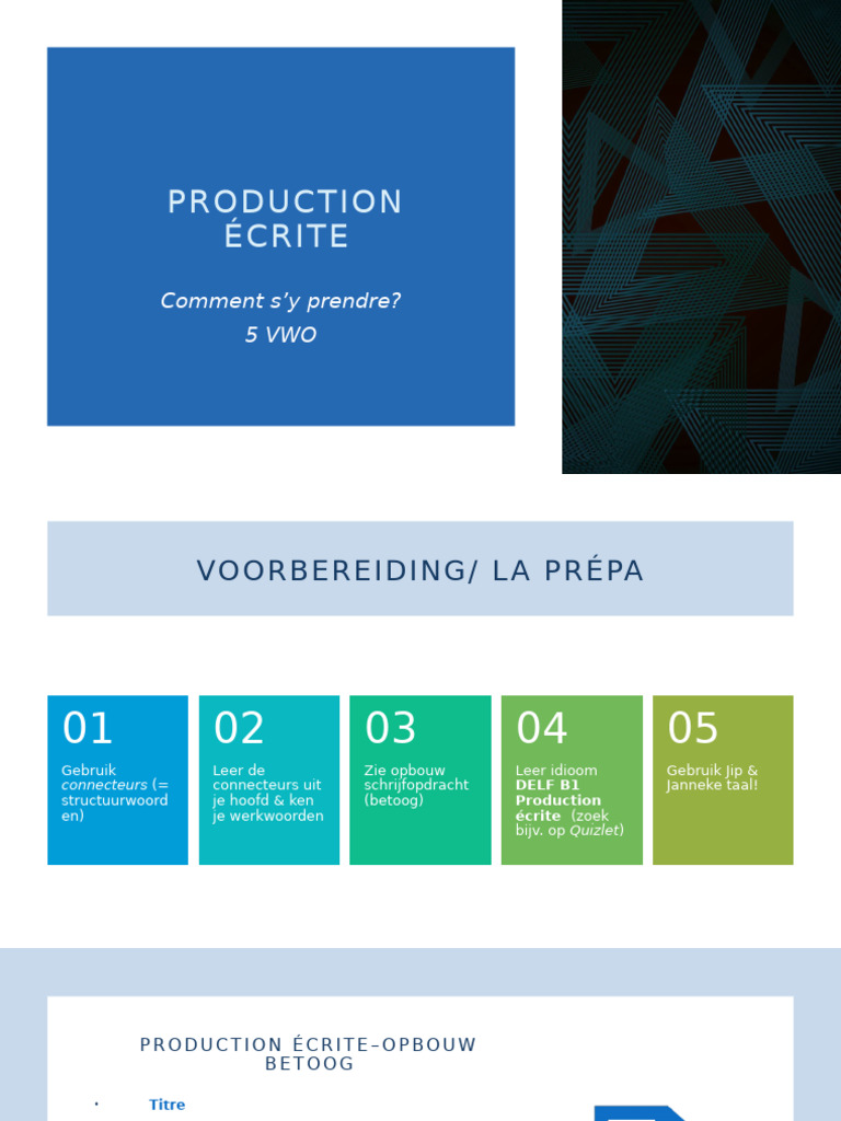 Guide de production écrite DELF B1 | PDF