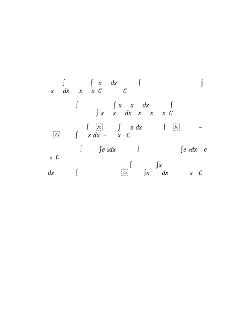 Ejercicios Resueltos de Integrales Simples | PDF