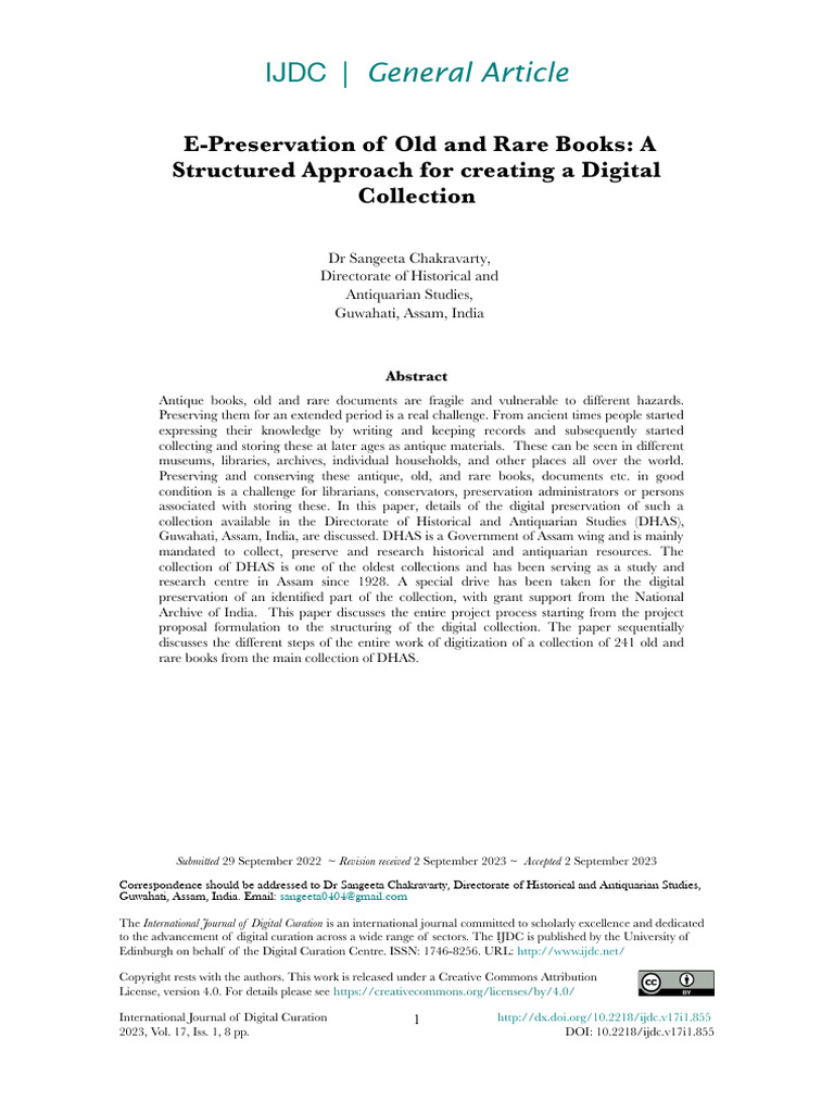 awhyte,+Journal+editor,+Chakravarty-IJDC855-FINAL | PDF | Image Scanner | Libraries