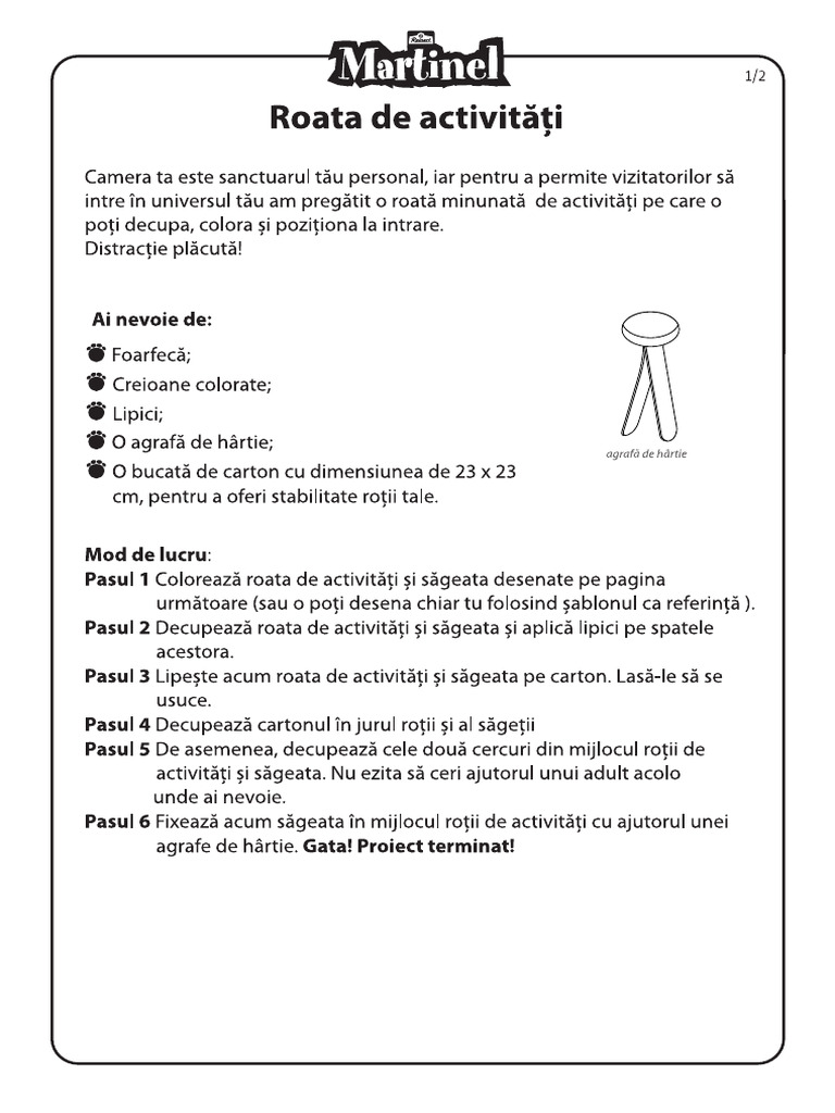 Martinel Roata de Activitati | PDF