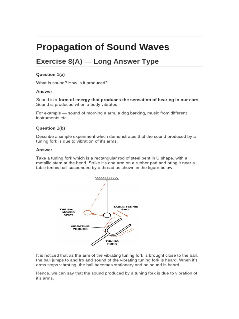 Propagation of Sound Waves_electricity | PDF | Sound | Electron
