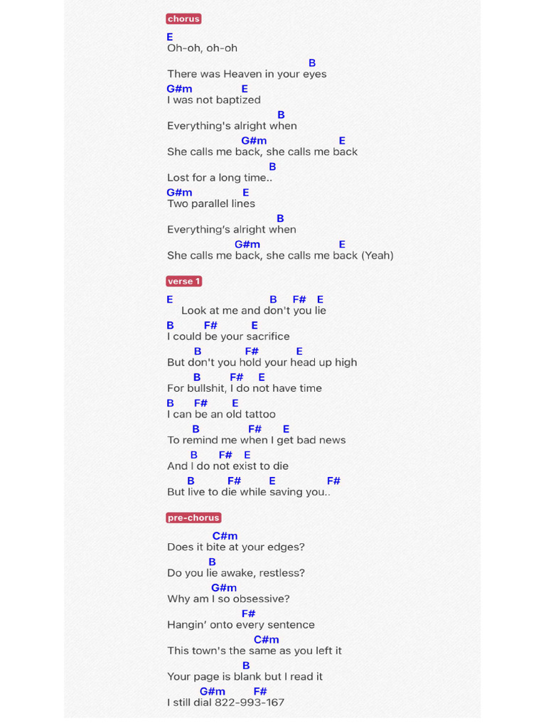 She Calls Me Back | PDF