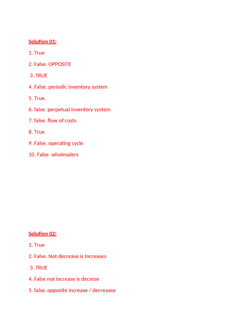 Correction of Activity | PDF
