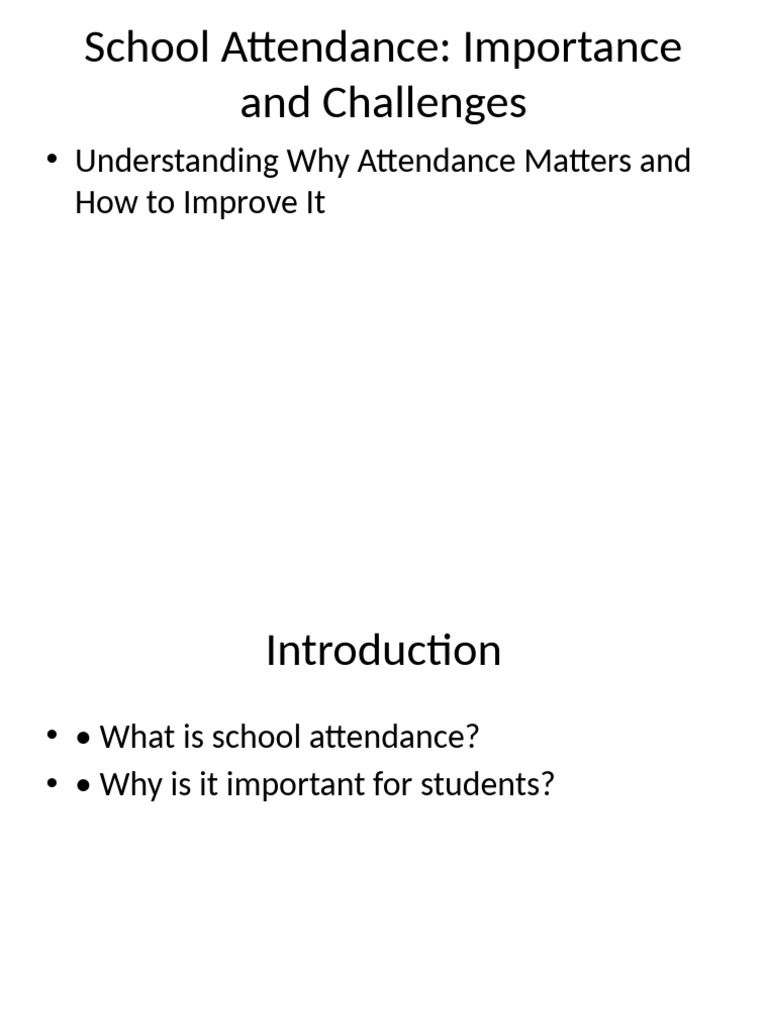 Boosting School Attendance: Key Strategies | PDF | Social Psychology ...
