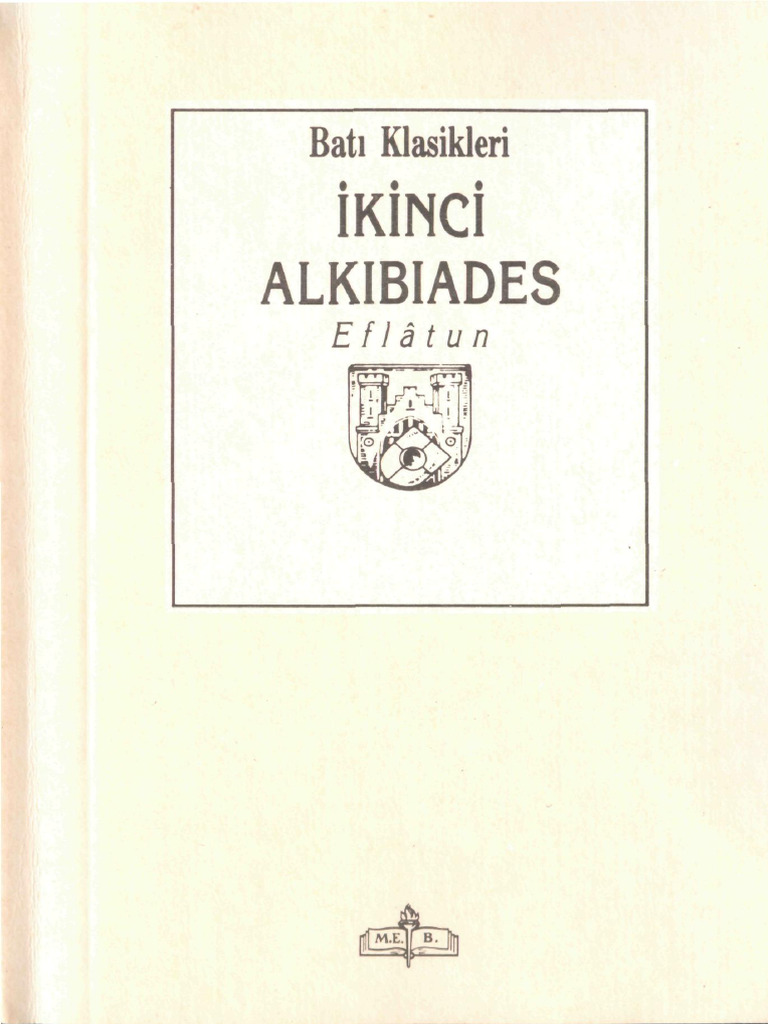 Platon İkinci Alkibiades MEB Yayınları | PDF