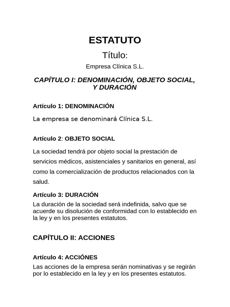 Estatuto | PDF