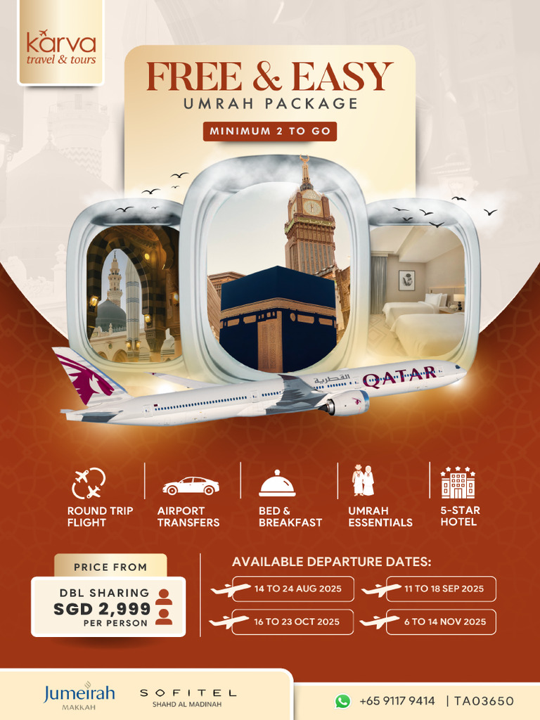 Karva Travel Free Easy Umrah Package | PDF