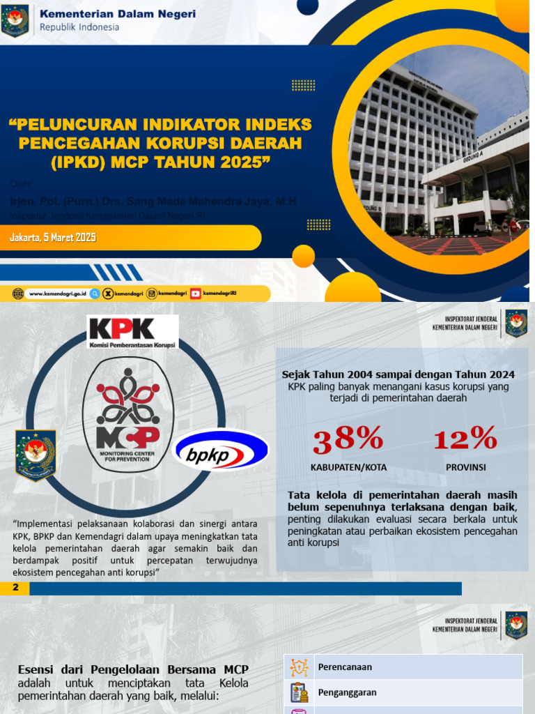 Materi Sambutan Irjen Kemendagri_Peluncuran Indikator Indeks Pencegahan ...