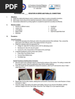 Breadboard Connection Procedure | PDF | Resistor | Computer Engineering