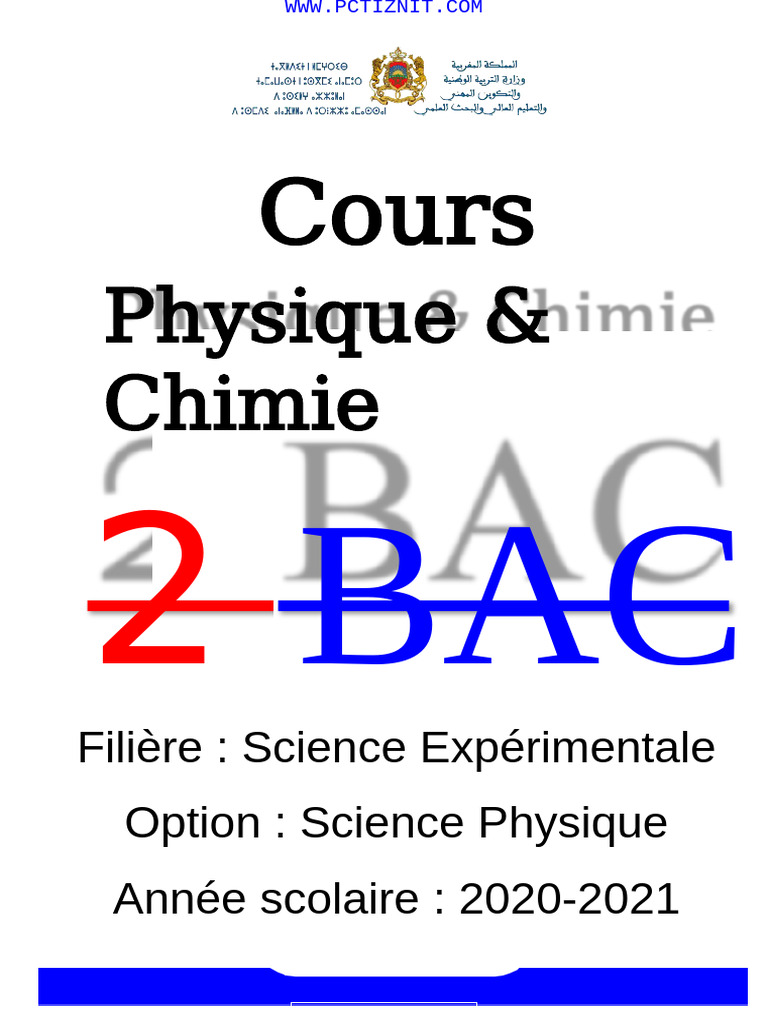 Cours de Physique 2 BAC PC | PDF | Noyau atomique | Réaction nucléaire