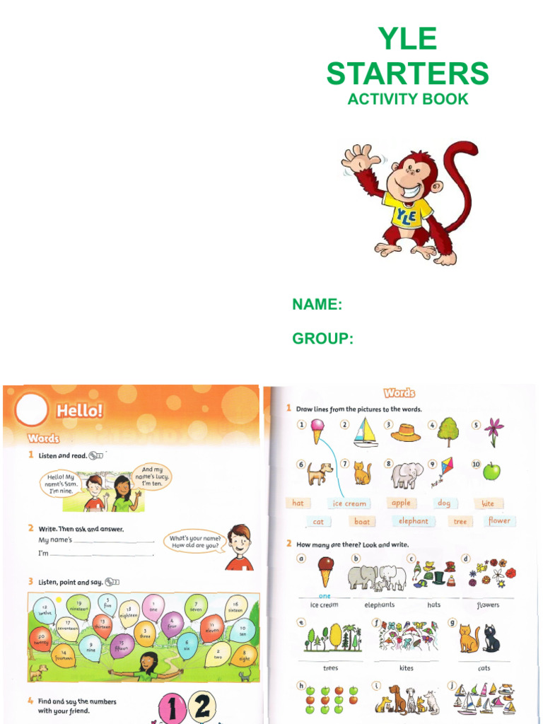 YLE Starters Booklet | PDF