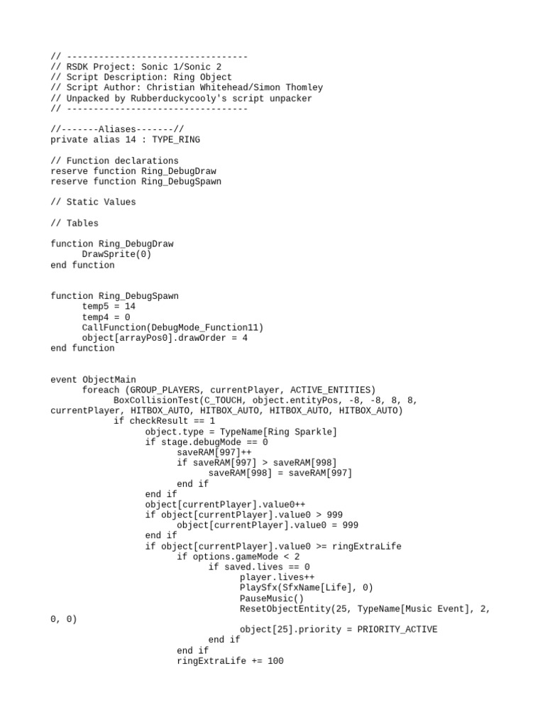 Ring | PDF | Object Oriented Programming | Programming Paradigms