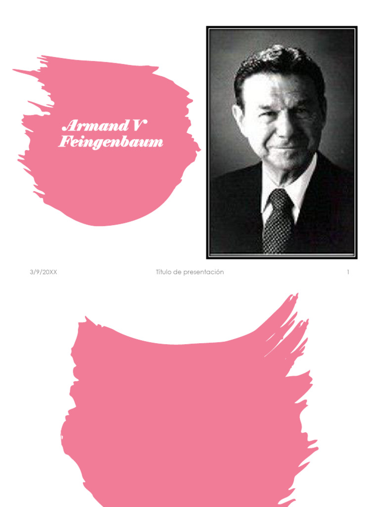 Legado de Armand Feigenbaum en Calidad | PDF