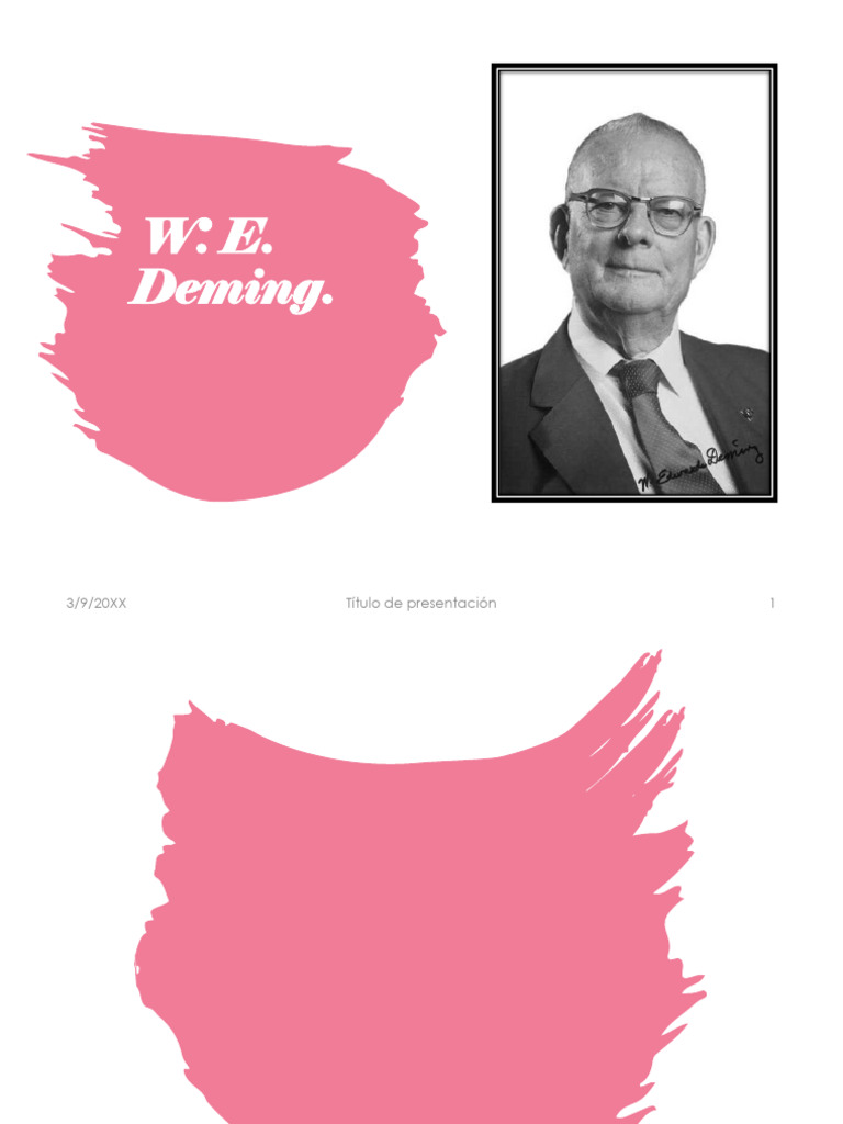 W. E. Deming | PDF