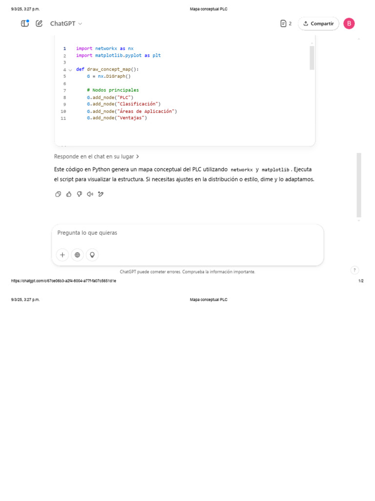 Mapa Conceptual de PLC en Python | PDF