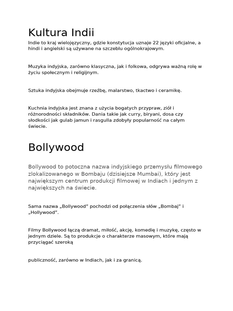 Kultura Indii | PDF