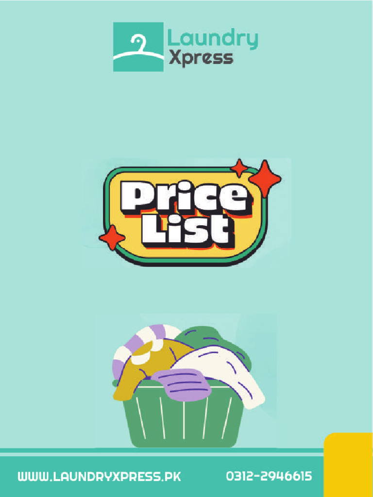 New Price List of Laundry Xpress | PDF