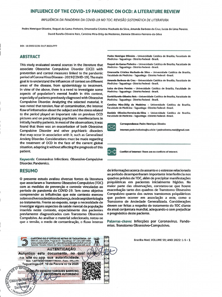 Covid Psiq Aut | PDF