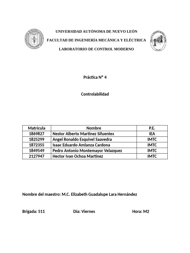 Universidad Autónoma de Nuevo León Facultad de Ingeniería Mecánica Y ...