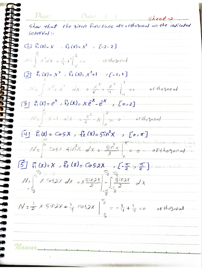 Sheet 2 Math | PDF