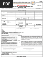 TDP Application Form | PDF