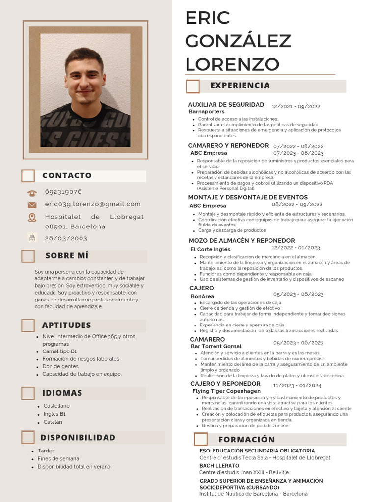 CV Eric G 16 - 02 - 24 | PDF