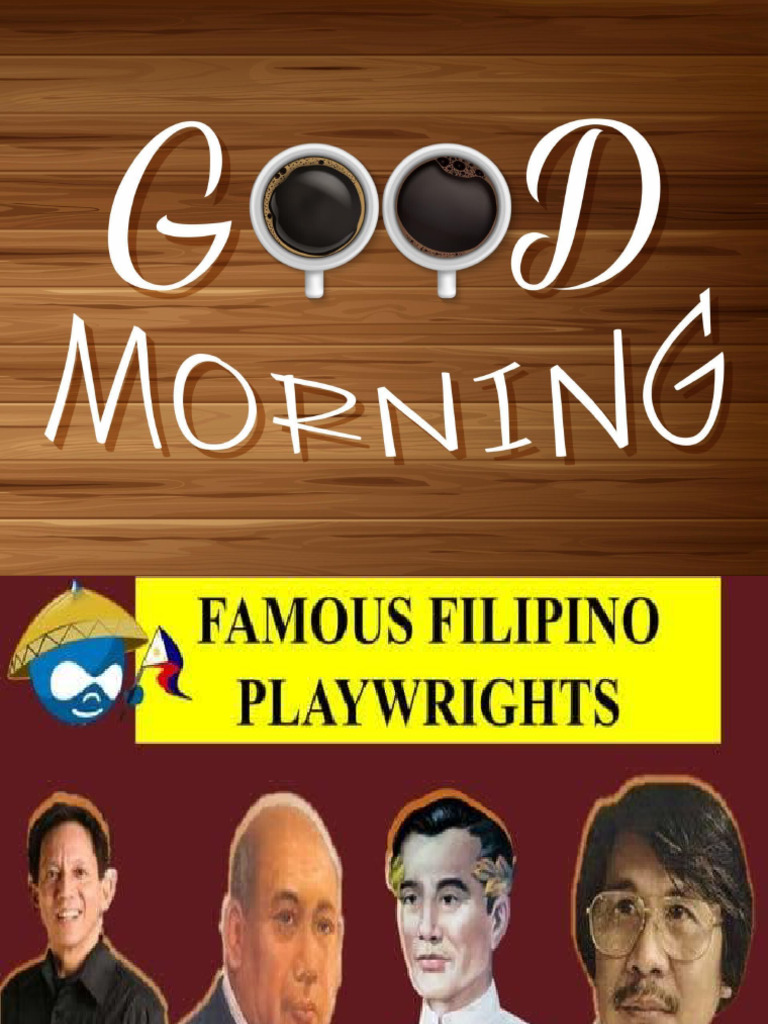 Famous Filipino Playwrights | PDF