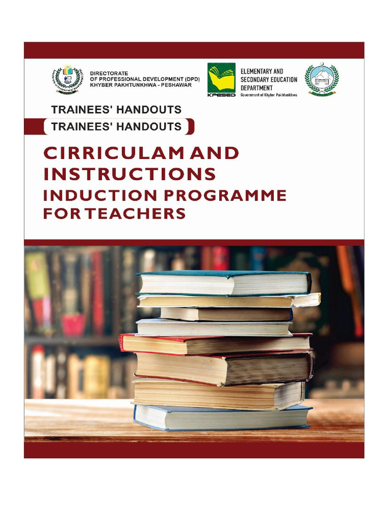 Curiculum and Instructions IP-IV Handbook | PDF | Curriculum | Teachers