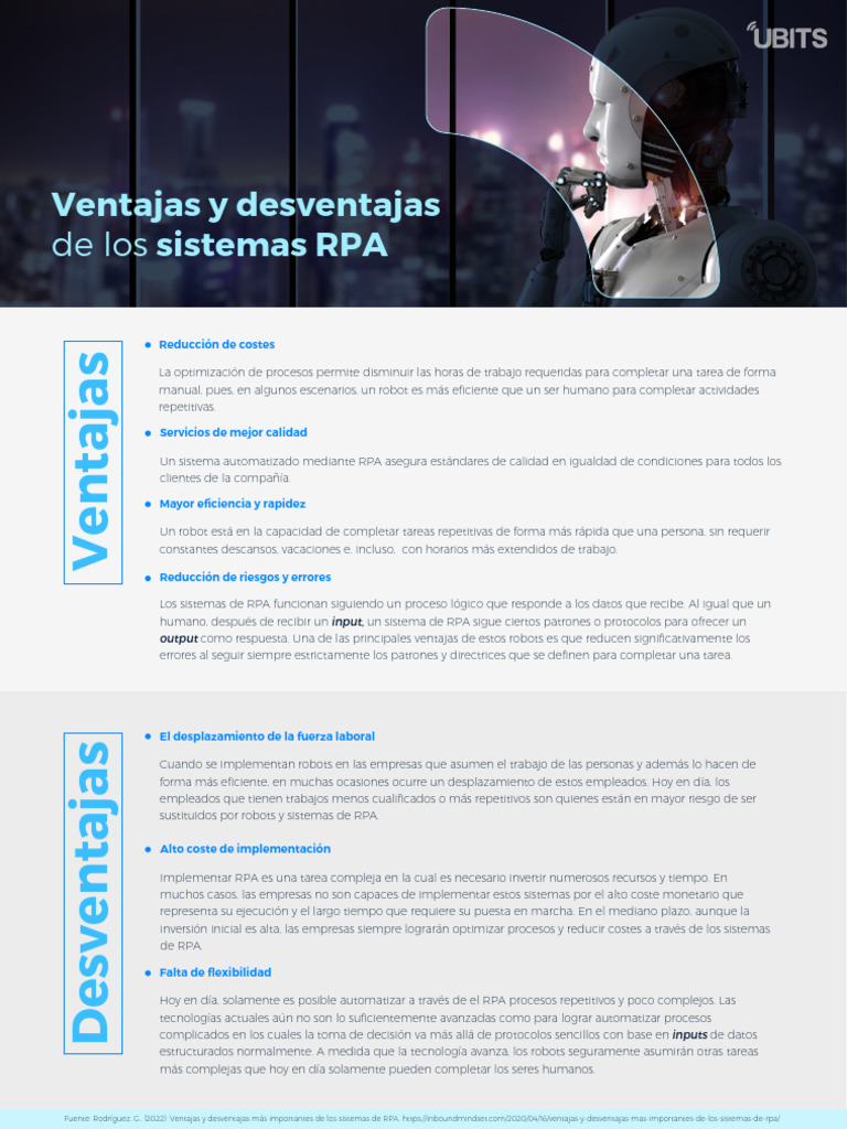 5 DSM3T1 M3 PDF Ventajas y Desventajas de RPA | PDF | Robot | Robótica