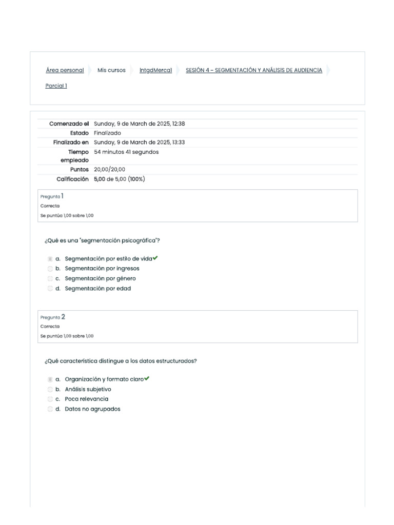 Parcial L Inteligencia de Mercados | PDF