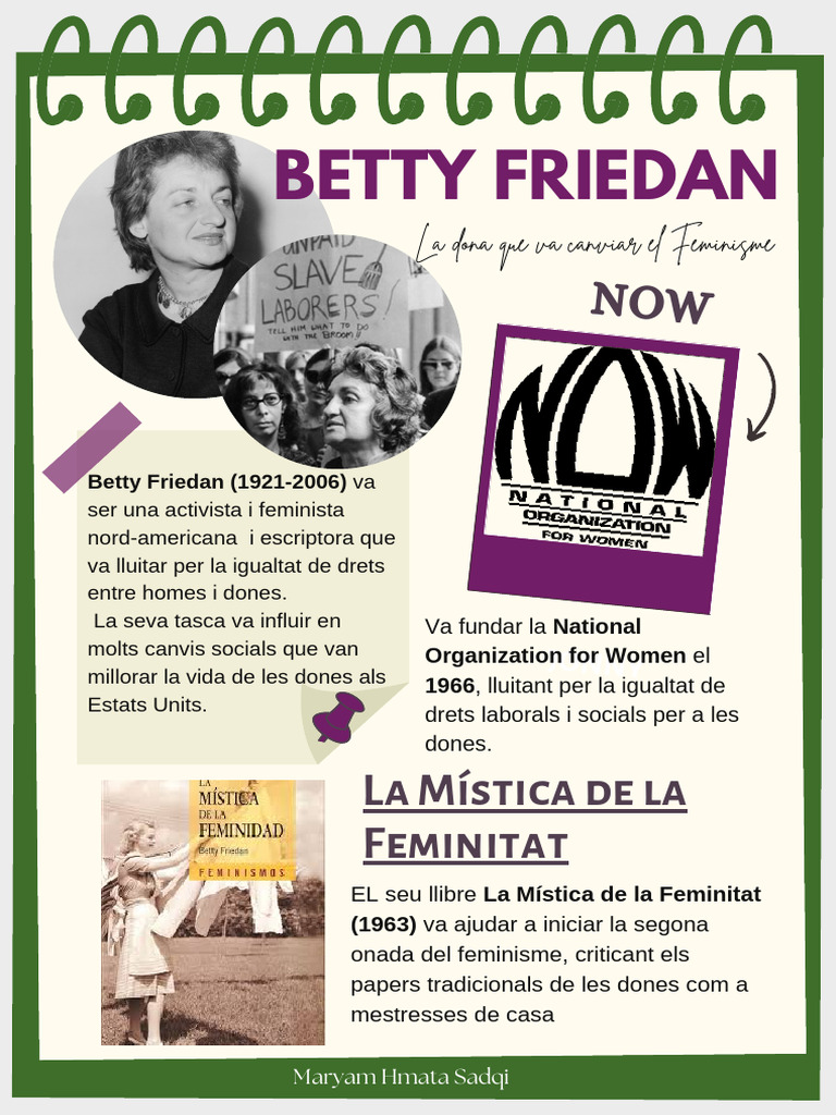 Betty Friedan Maryam Hmata | PDF