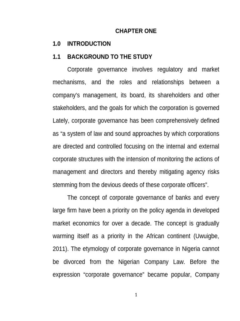 2019-Acc-Ojo Timileyin Samuel-Project | PDF | Corporate Governance ...