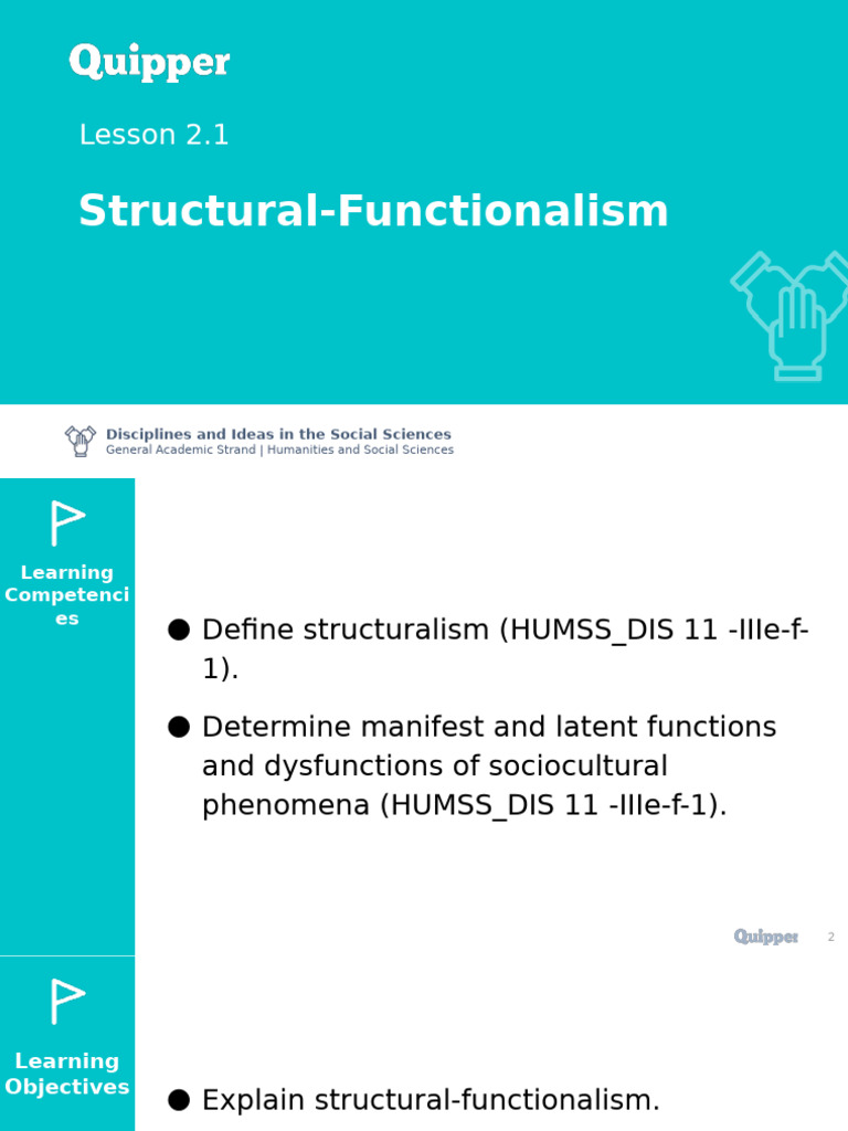 1 Structural-Functionalism 0 | PDF | Society | Sociology