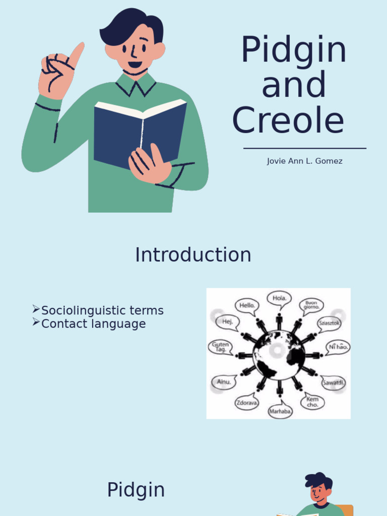 Creoles and Pidgins | PDF | Linguistics | Sociolinguistics